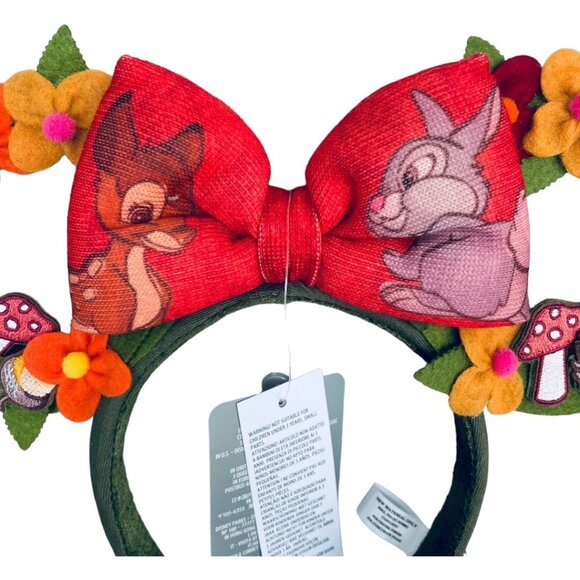 Disney | Accessories | Disney Parks Bambi And Thumper Minnie Mouse Ears ...